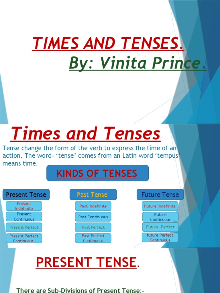 Times and Tenses 1 | PDF | Grammatical Tense | Verb