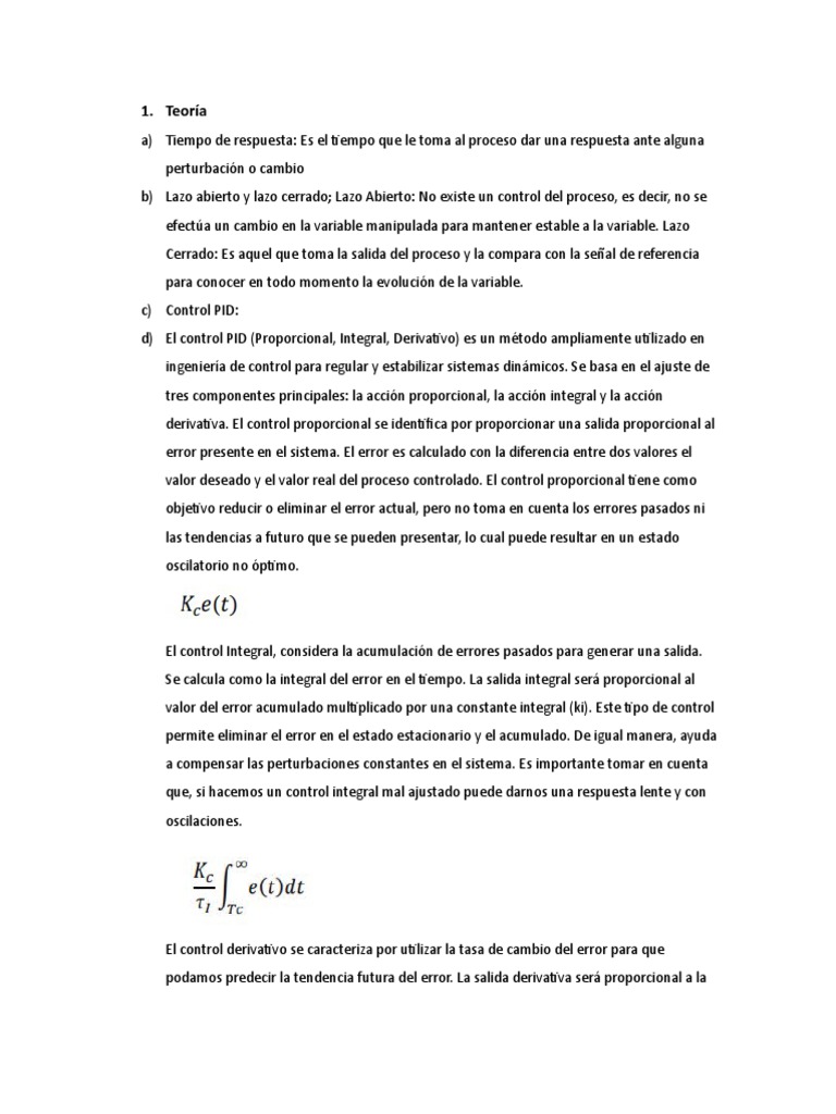 Examén Ordinario Ing. de Control | PDF