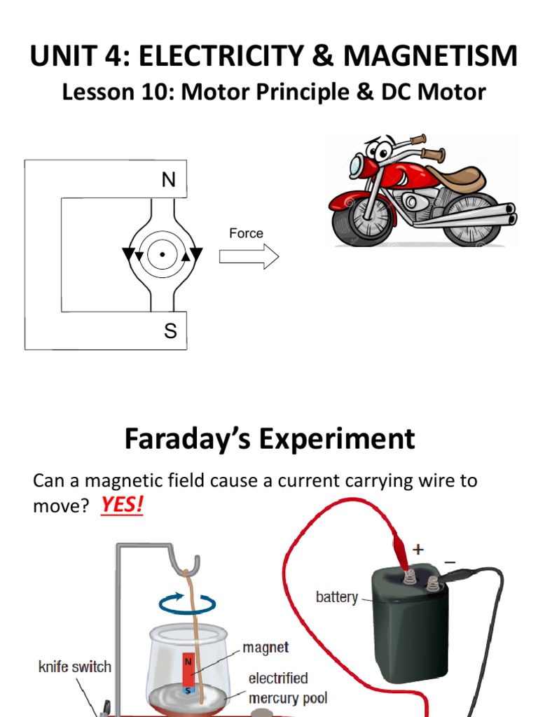 10 PPT Motor Principle & DC Motor | PDF | Electric Motor | Electrical ...