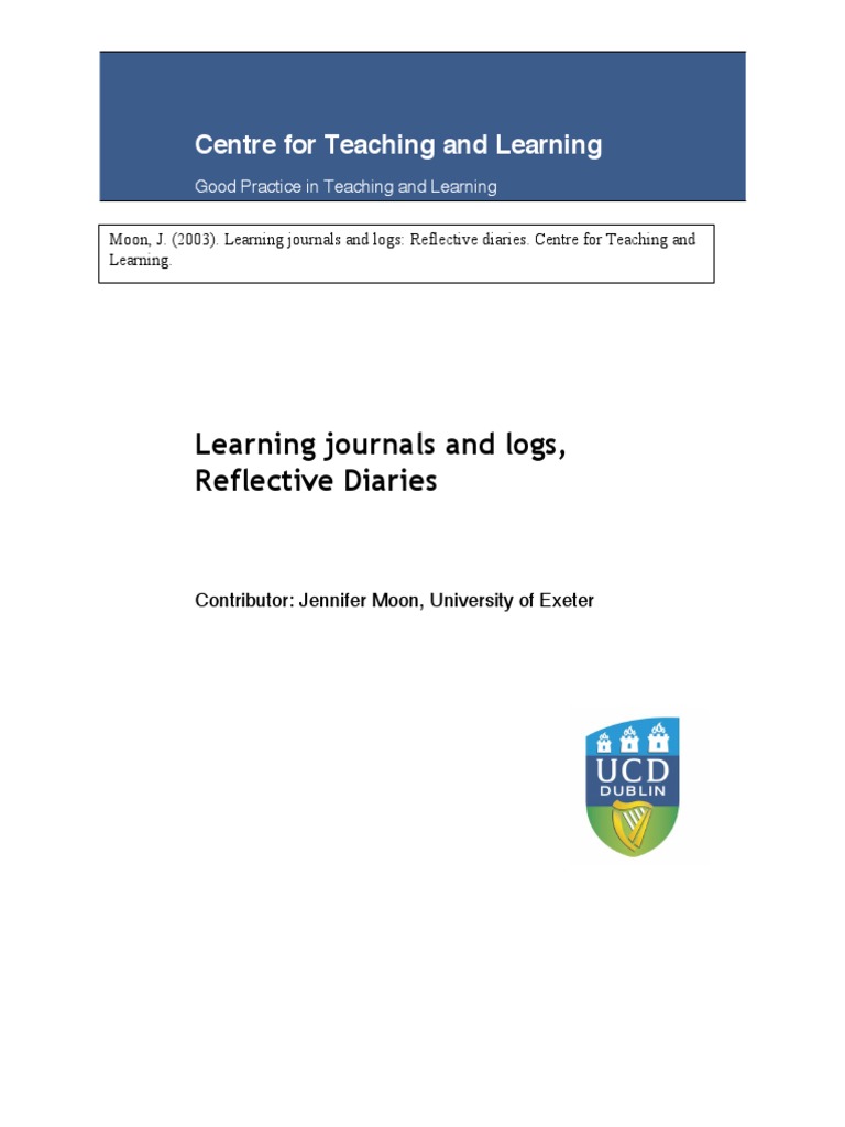 Moon 2003 Learning Journals and Reflective Diaries | PDF | Learning | Knowledge