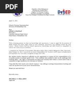 Letter of Intent Deped | PDF