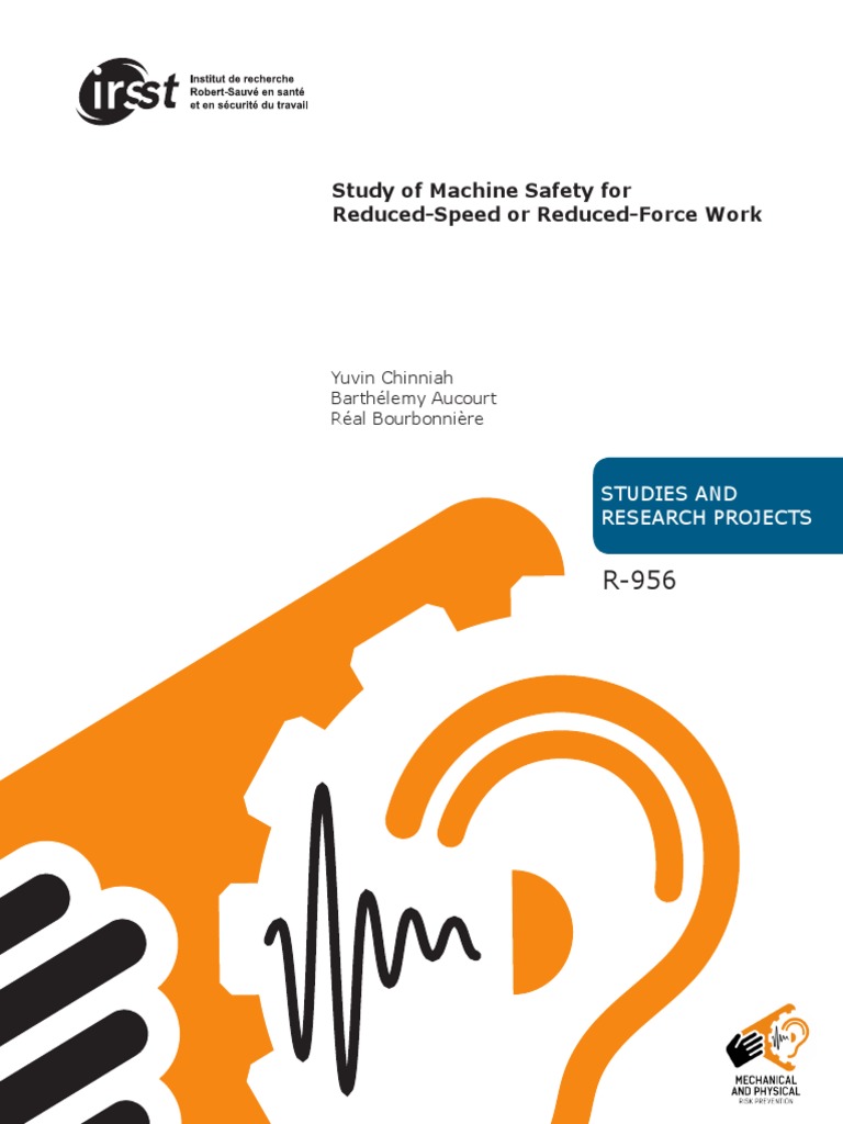 Study Machine Safety For Reduced Speed R-956 | PDF | Risk | Risk Management