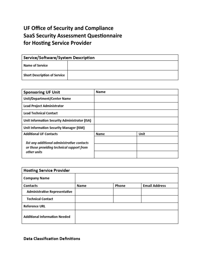 SaaS Security Questionnaires | PDF | Security | Computer Security