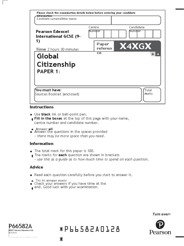 iG Global Citizenship - Question paper Paper 1 ( Jun 2021 )_1-1 | PDF ...