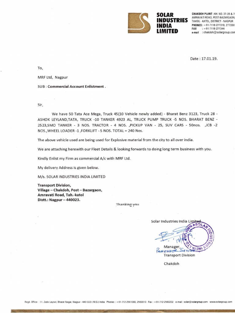 Solar Industries | PDF