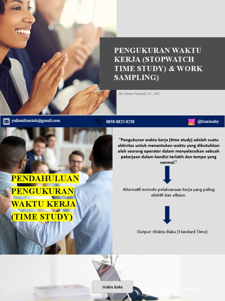Pengukuran Waktu Kerja Langsung | PDF | Teknologi & Rekayasa