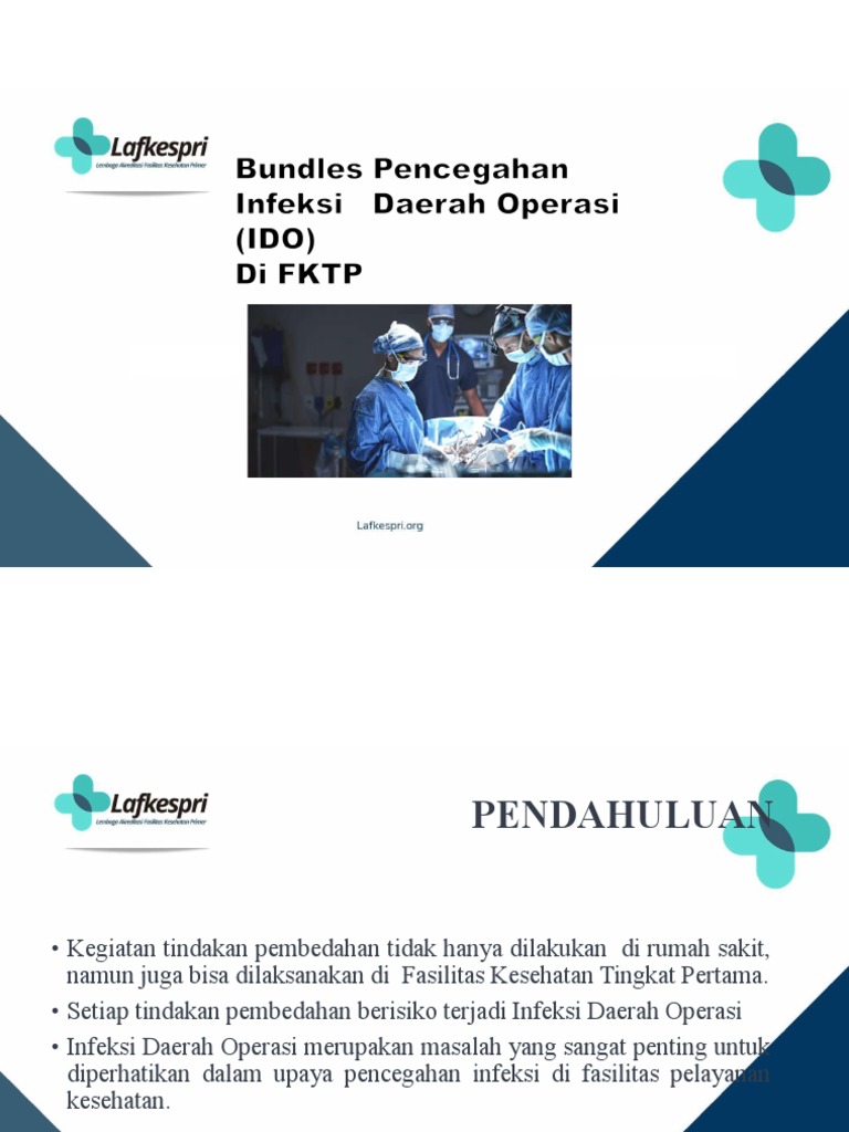 4-3 Pencegahan Bundle IDO, Abses Gigi Dan Kipi | PDF