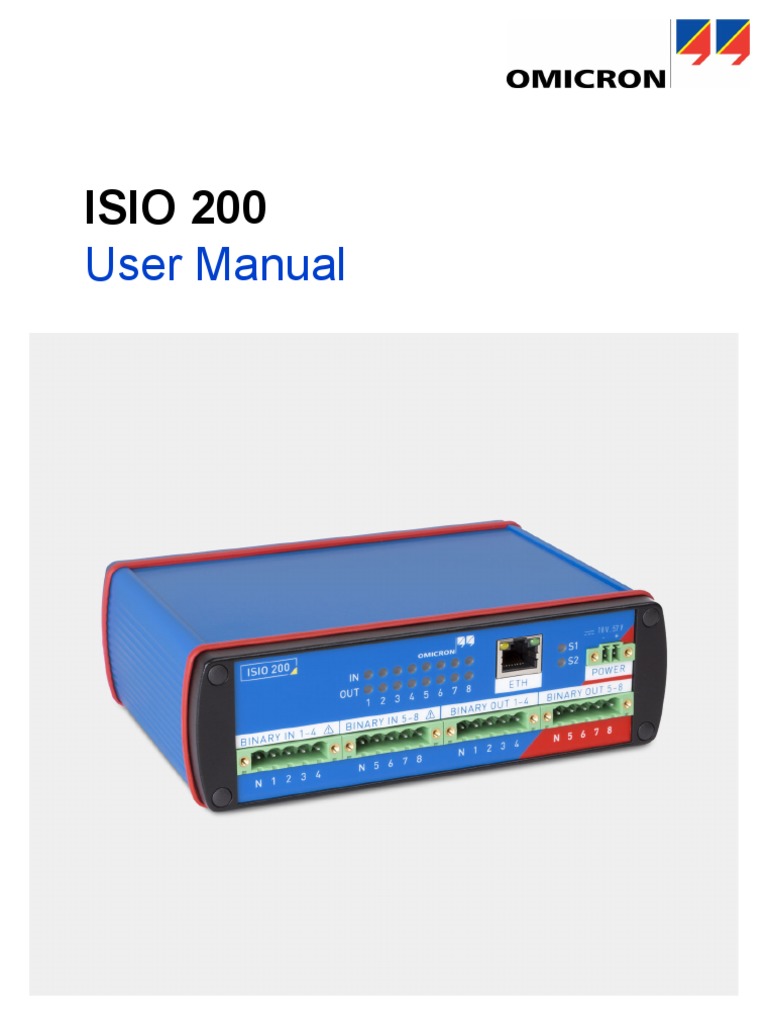 Isio 200 User Manual Enu | PDF | Ip Address | World Wide Web