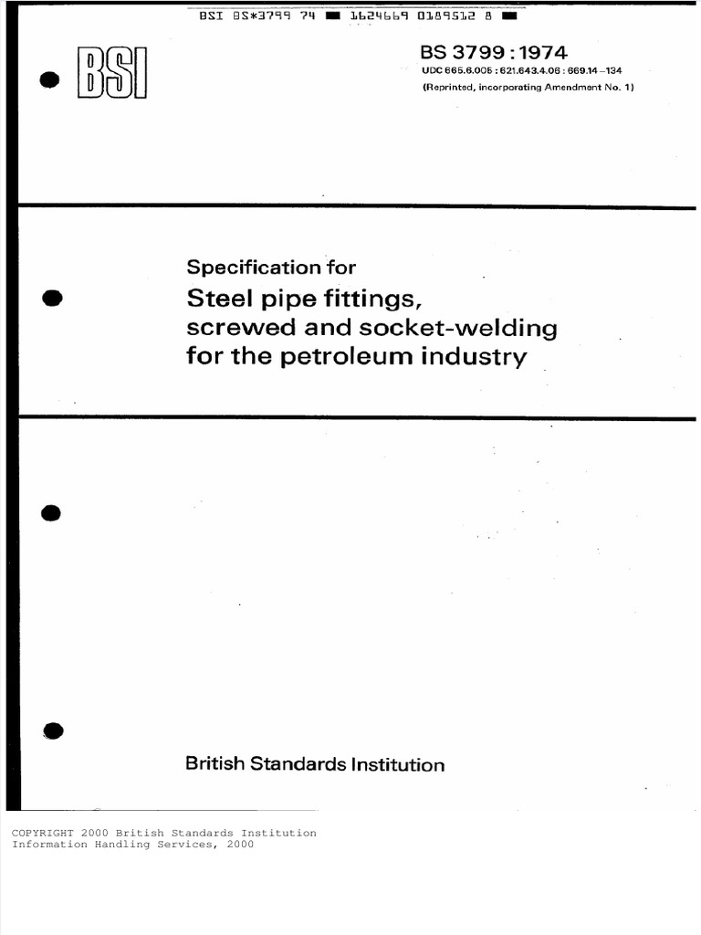 BS 3799-1974 | PDF | International Electrotechnical Commission ...