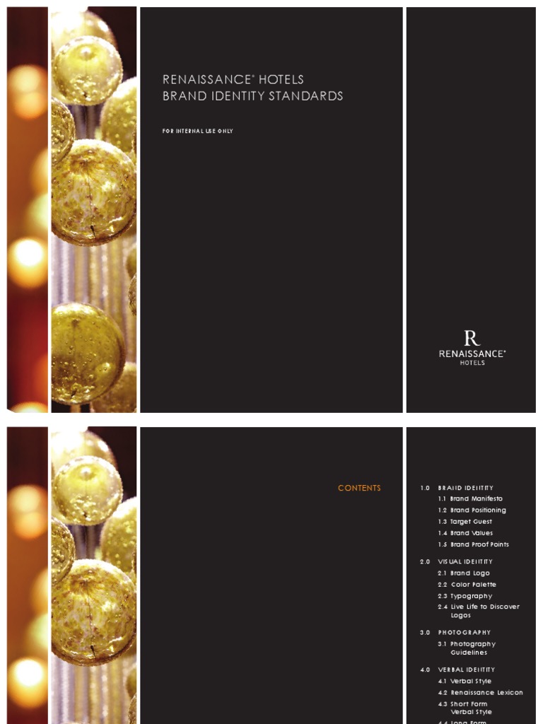 Renaissance Hotels Brand Identity Standards | PDF | Brand | Logos