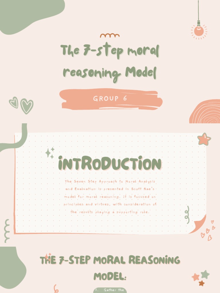 7 Step Moral Reasoning Model | PDF | Virtue | Reason