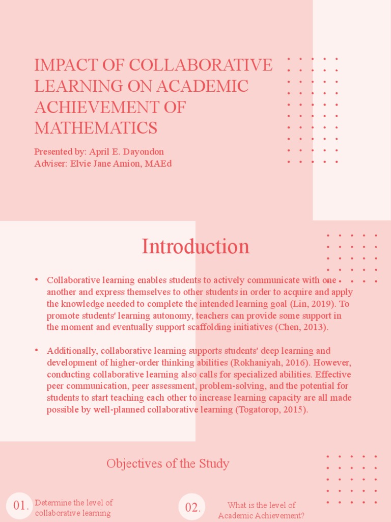 April Thesis Presentation | PDF | Learning | Methodology