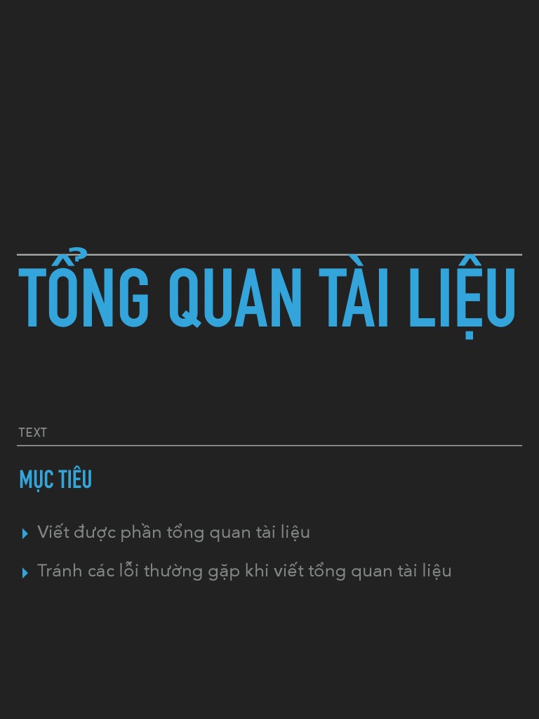 Tong Quan Tai Lieu | PDF