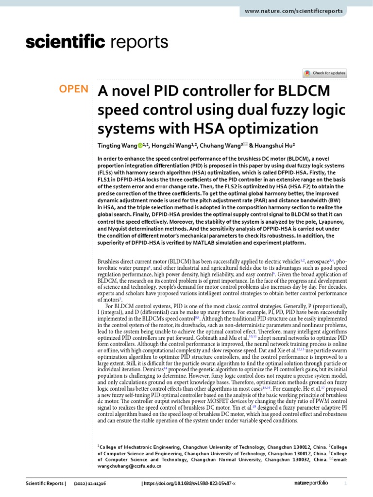 Matrix Bode Bldc Motor Control Machines Digital Fuzzy Control Download Free Pdf Control 