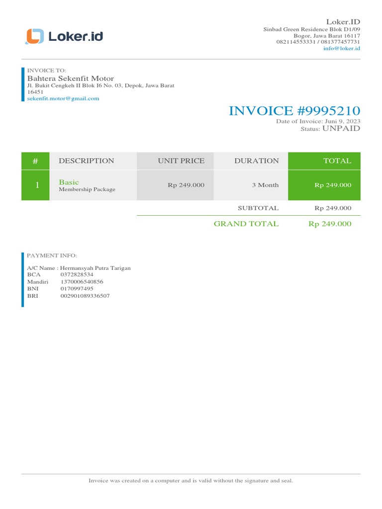 Invoice | PDF