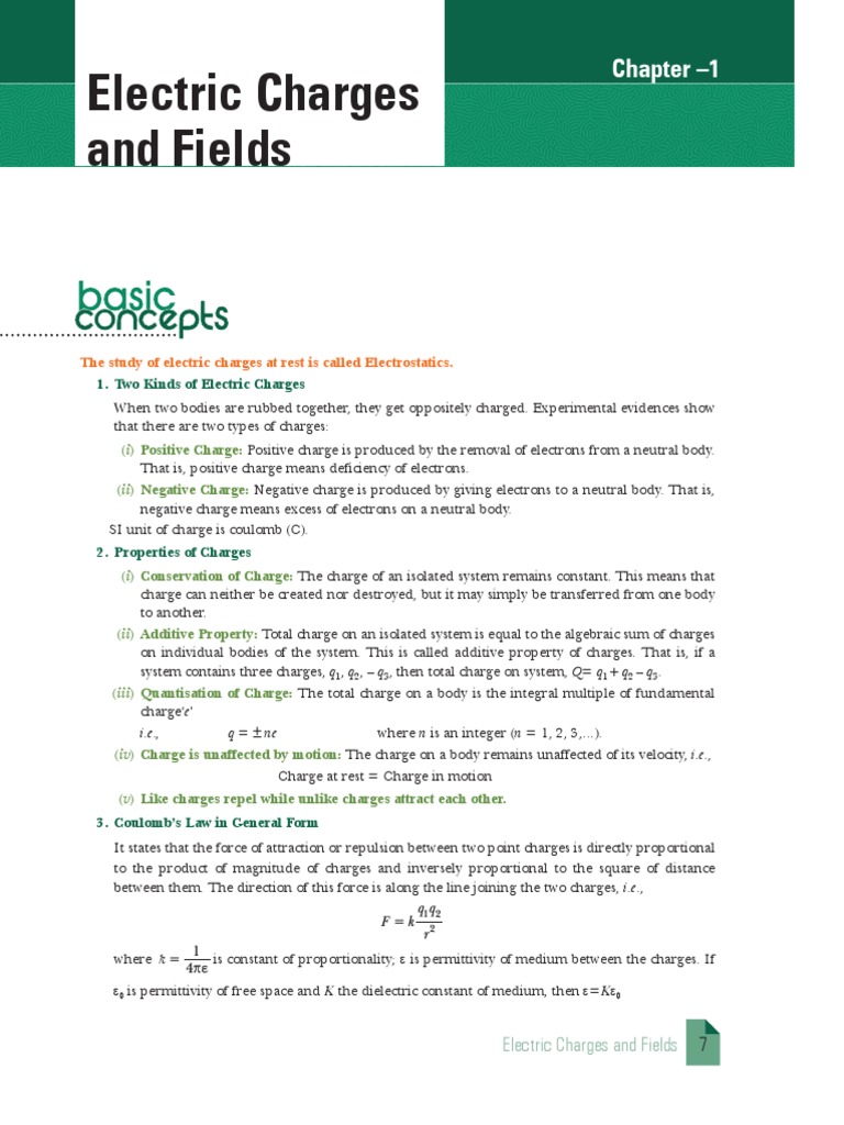 Electrostatics | PDF | Electric Charge | Electric Field