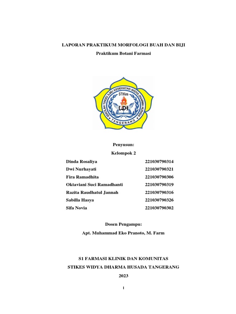 Laporan Praktikum Morfologi Buah Dan Biji | PDF Laporan Praktikum Morfologi Buah Dan Biji | PDF
