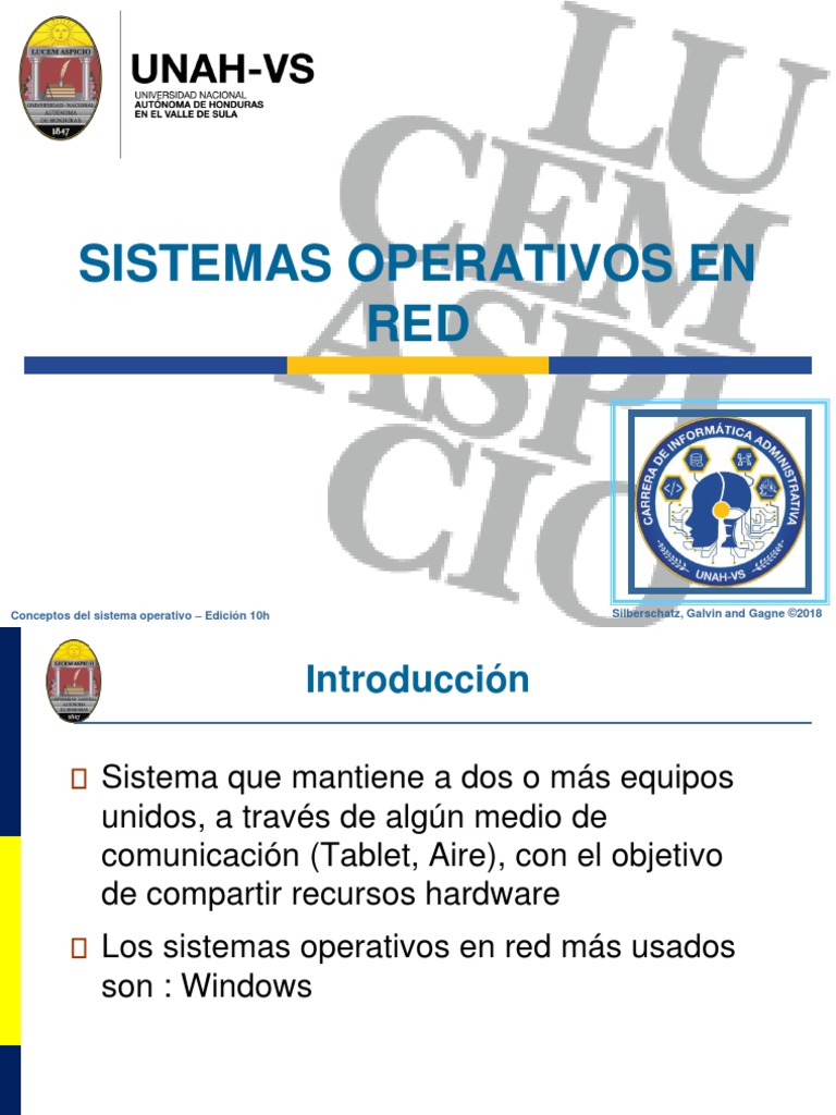 Sistemas Operativos en Red | PDF | Red de computadoras | Distribución de Linux