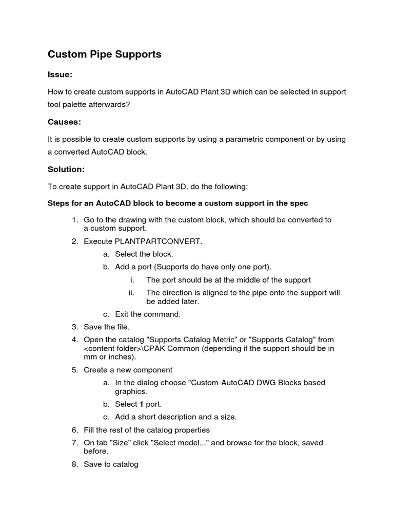 Custom Pipe Supports | PDF | Pipe (Fluid Conveyance) | Software Development