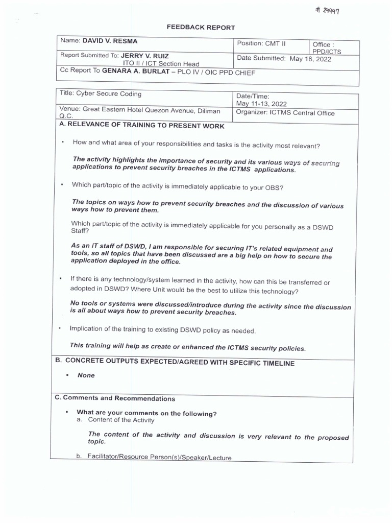 Cyber Secure Coding Pdf