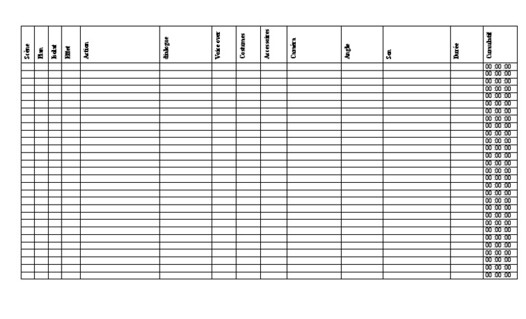 Film Production Scene Breakdown | PDF