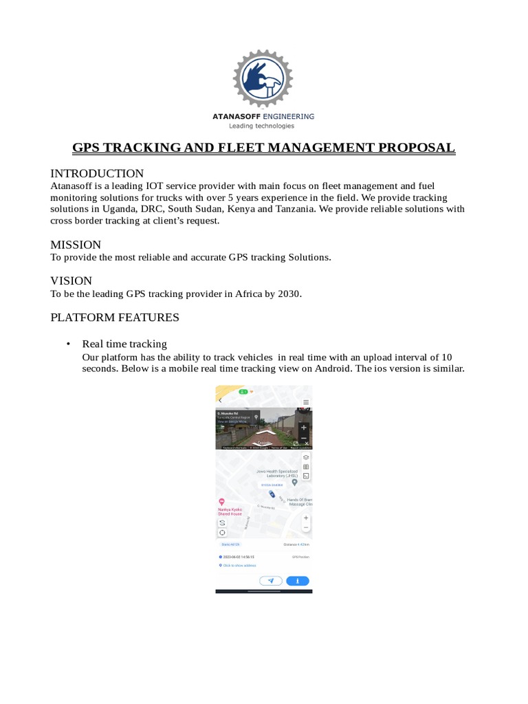 GPS Proposal | PDF | Internet Of Things | Global Positioning System