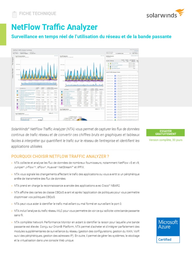 NTA-Netflow Traffic Analyzer (FR) | PDF