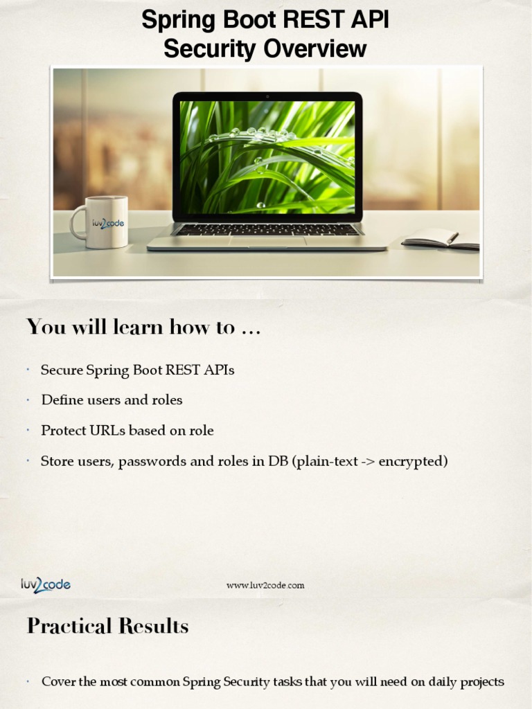 Spring Boot API Security Guide | PDF