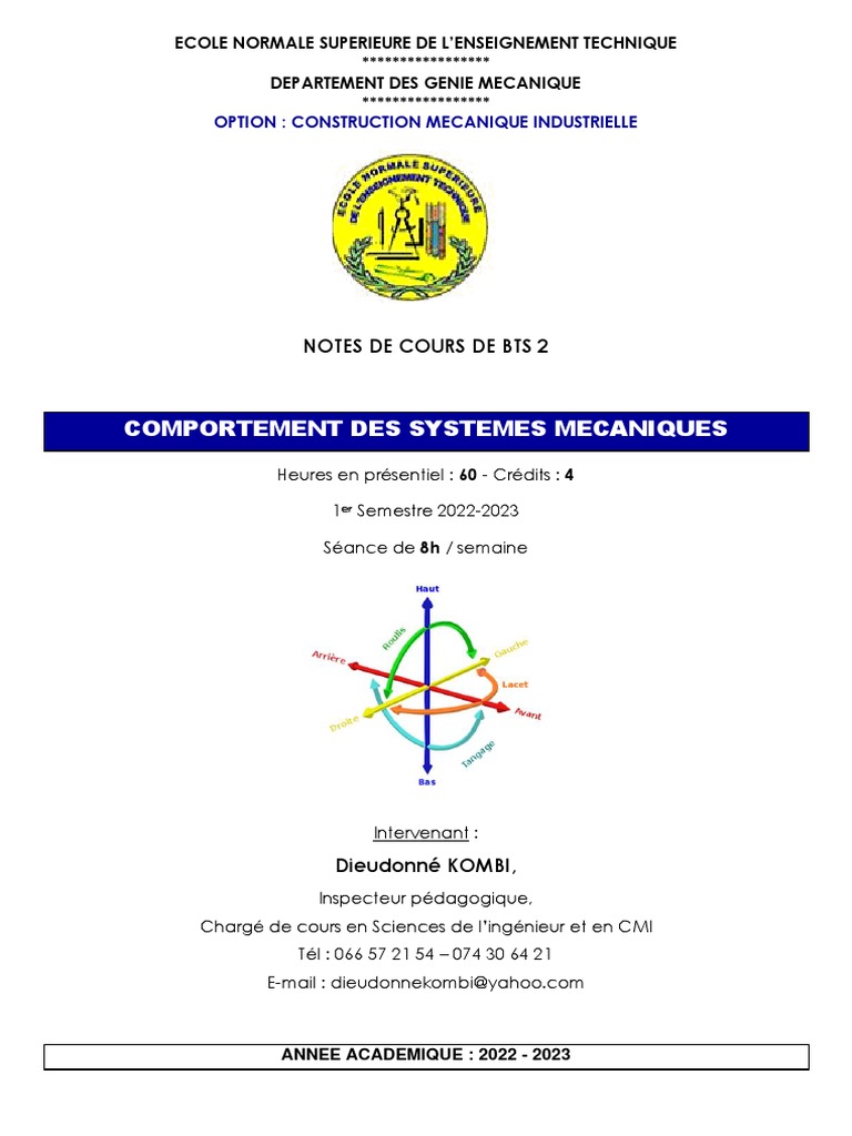 Cinematique Du Solide | PDF | Méthodes et références pédagogiques