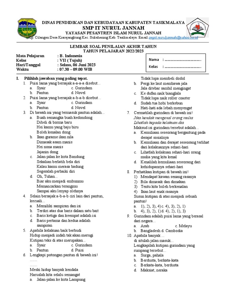 Pat B. Indo KLS 7 SMT 2 | PDF