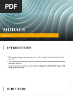 Modals | PDF | Grammar | Morphology