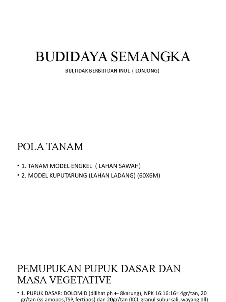 Budidaya Semangka | PDF