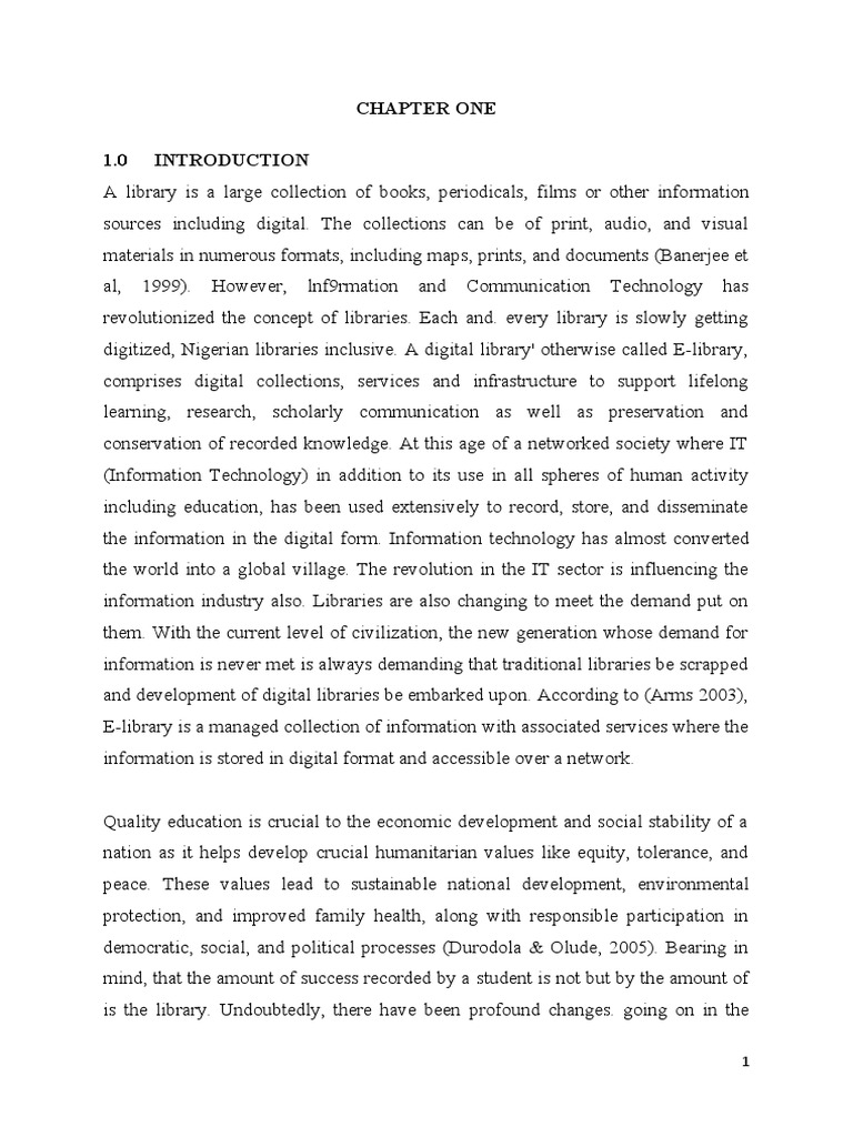 Digital Library and Its Importance in An Academic Environment (Main ...