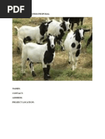 Goat Rearing Project Proposal | PDF | Goat | Agriculture