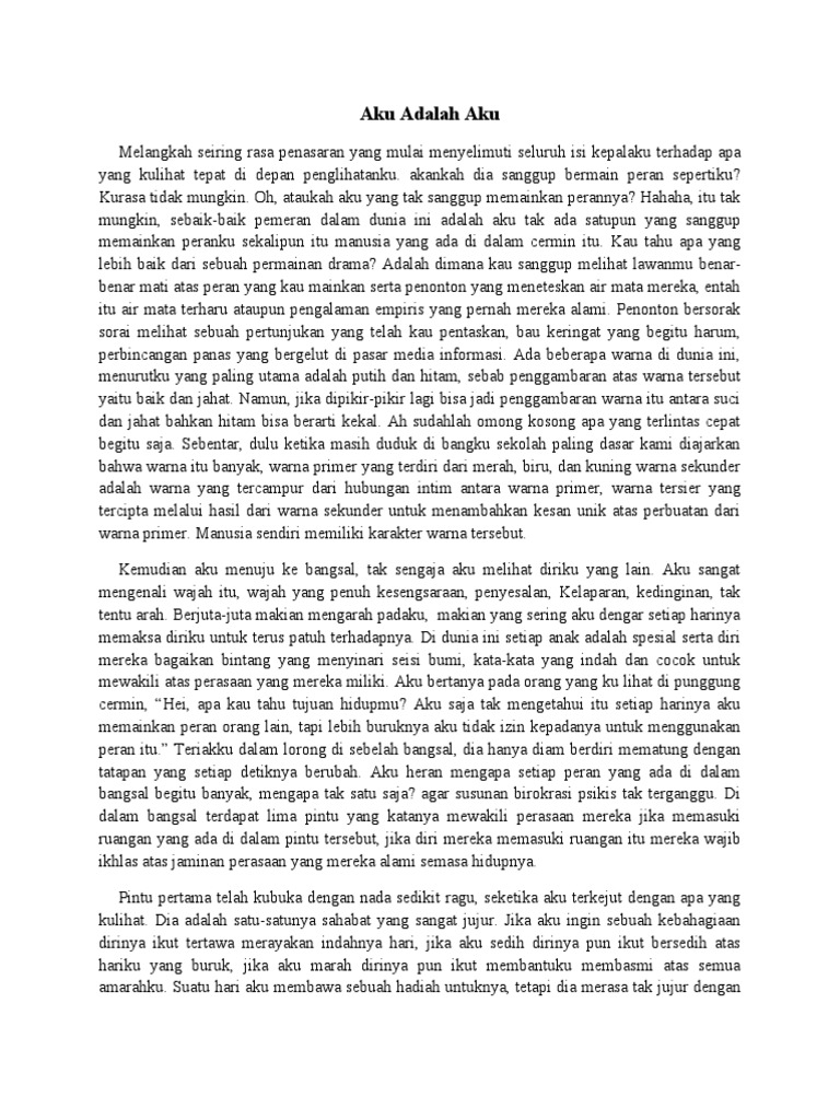 Aku Adalah Aku Pdf