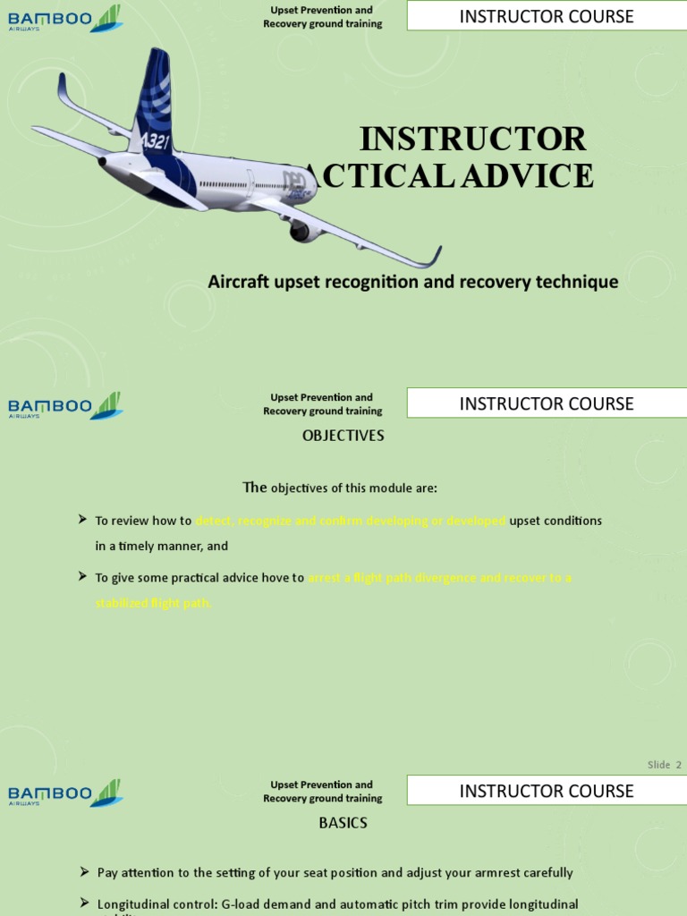 BAV - UPRT - Instructor Practical Advice BAV2 | PDF