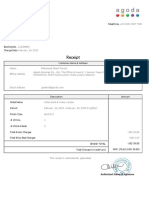 Agoda Receipt | PDF