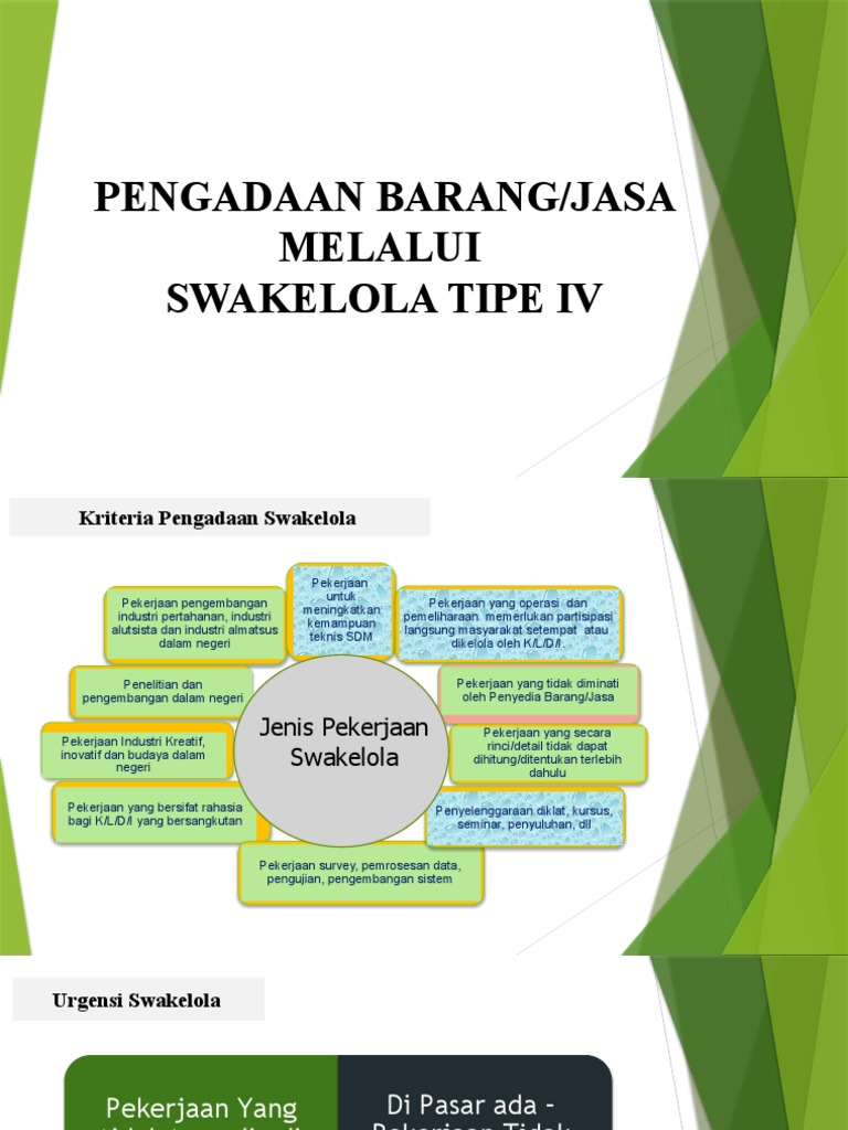 Swakelola Tipe IV: Panduan Lengkap | PDF