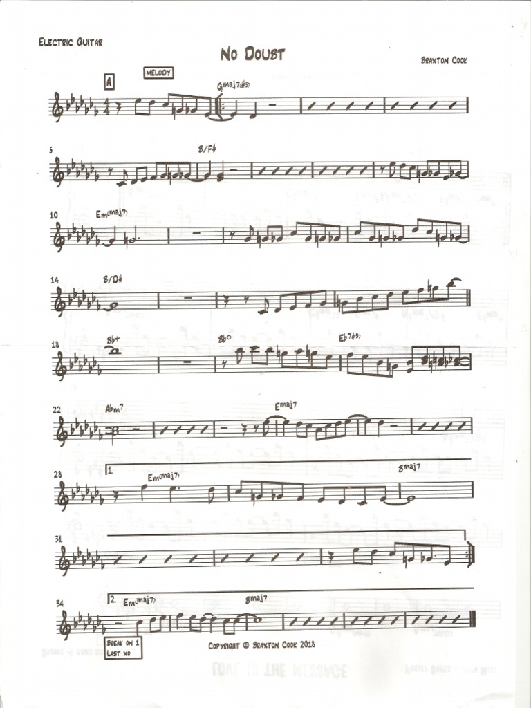 No Doubt Braxton Cook | PDF