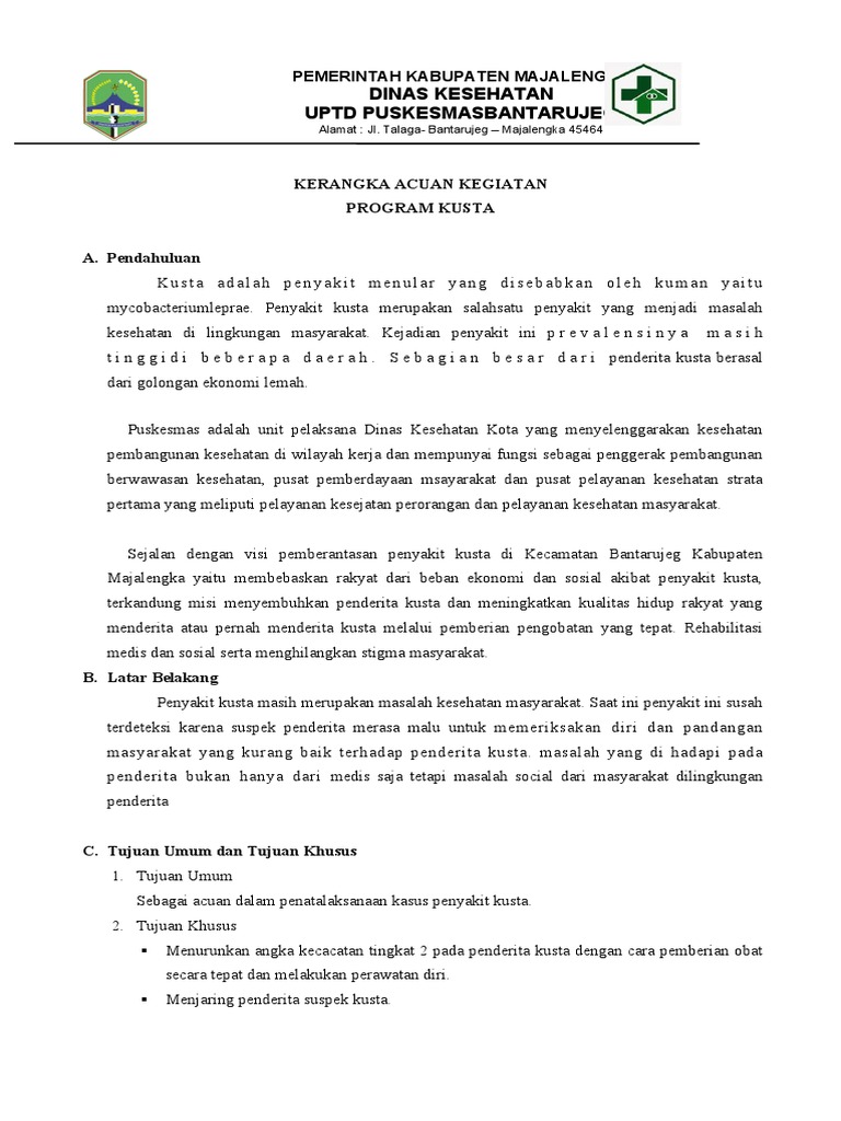 Kak Prog Kusta | PDF