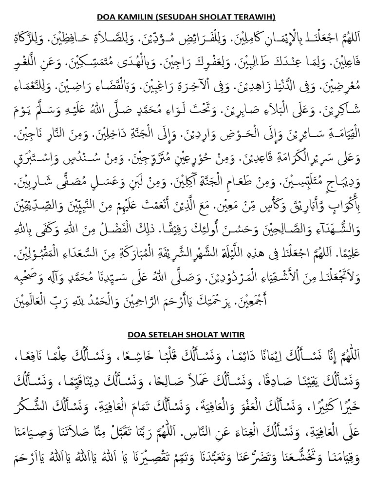 DOA KAMILIN | PDF