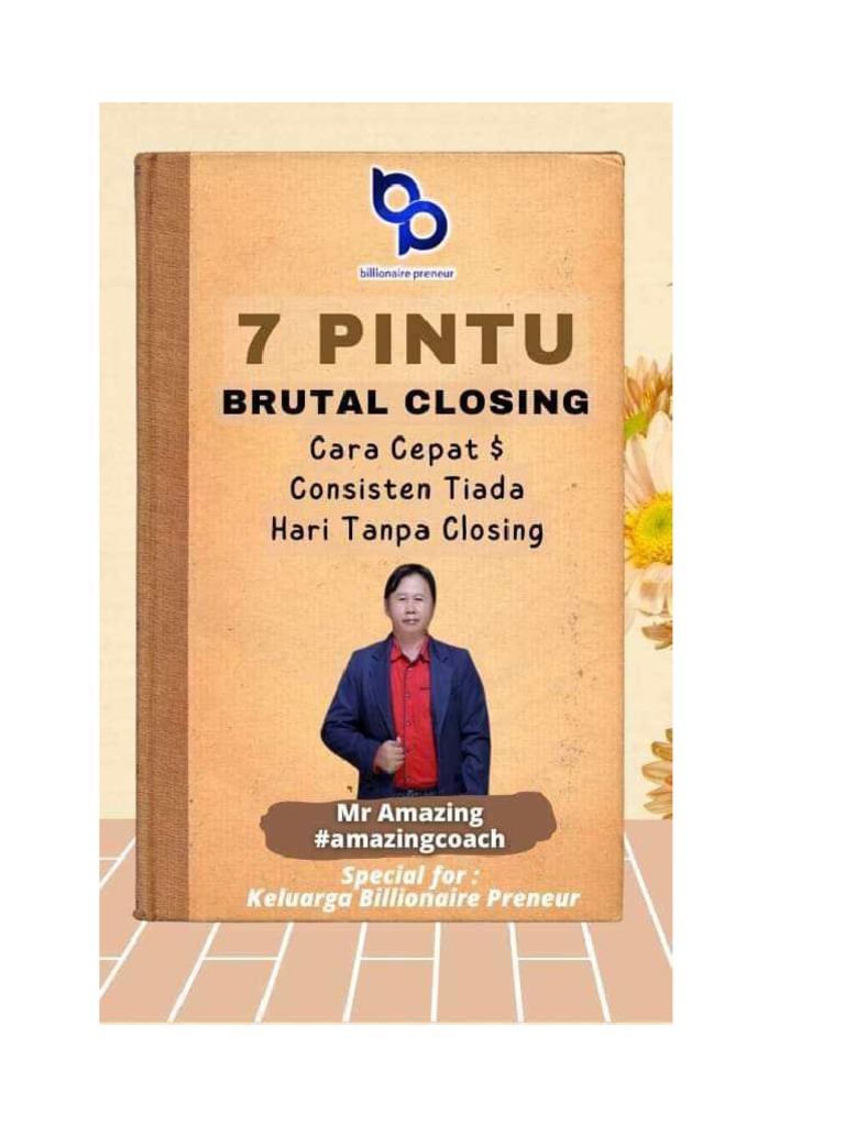 7 Mindset Sukses untuk Closing Harian | PDF