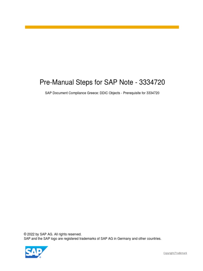 3334720_Manual_Pre-Implementation_Steps | PDF | Computing