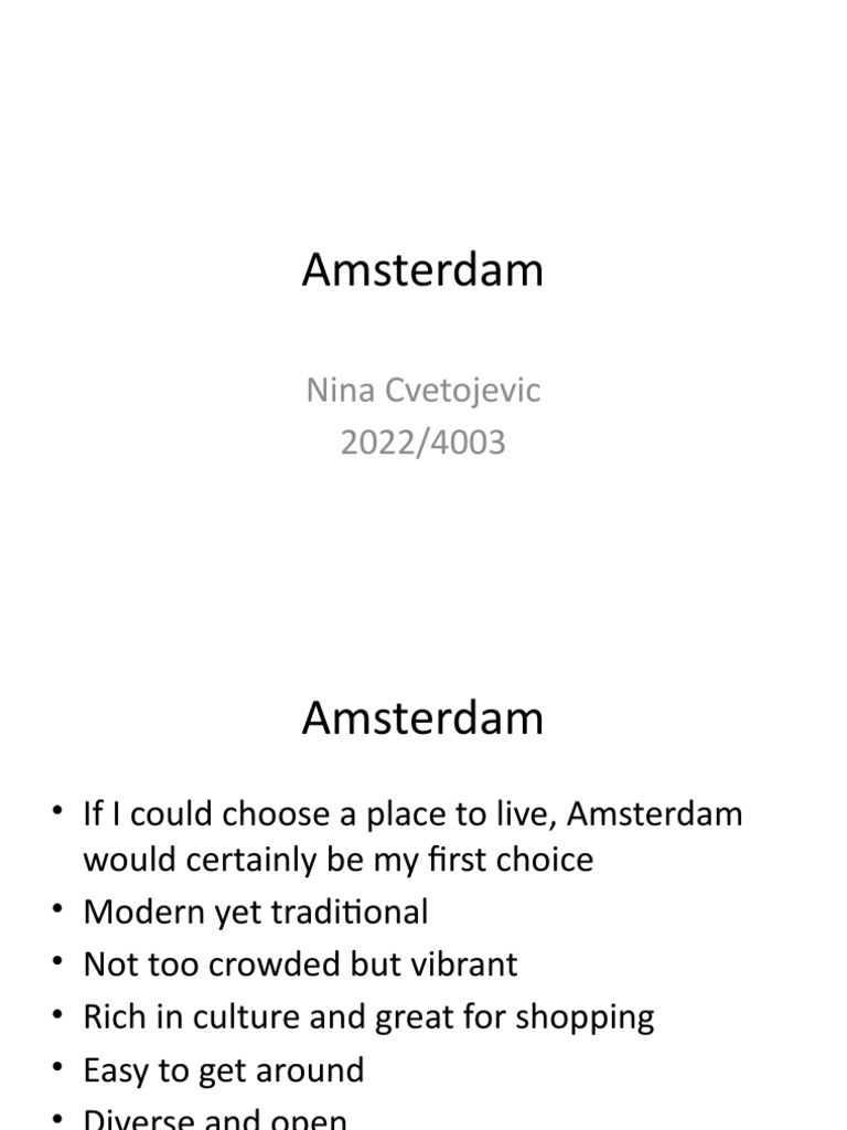 Amsterdam | PDF