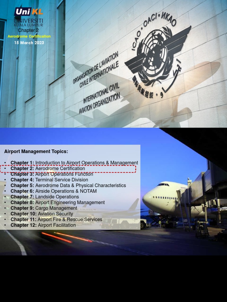 Week 4 - Chapter 2 Aerodrome Certification | PDF | Business | Technology & Engineering