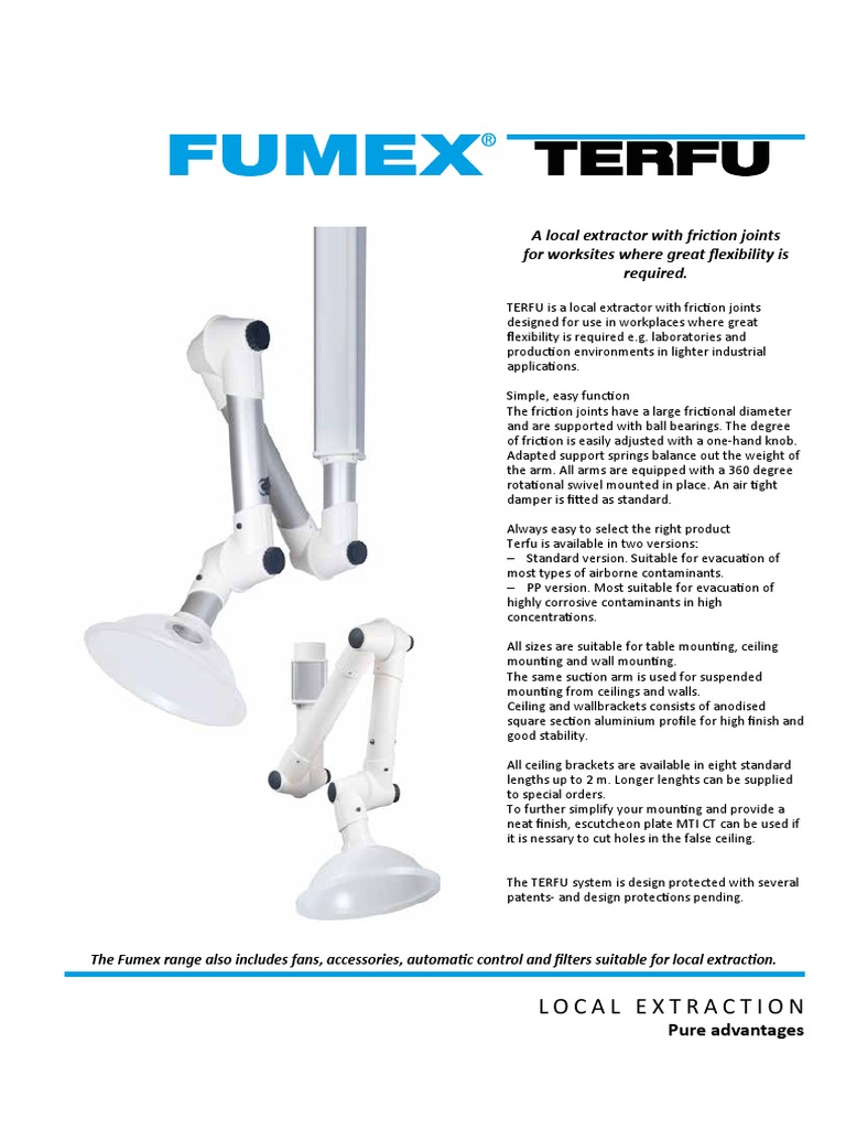 FUMEX TERFU Ismertet? | PDF | Bearing (Mechanical) | Duct (Flow)