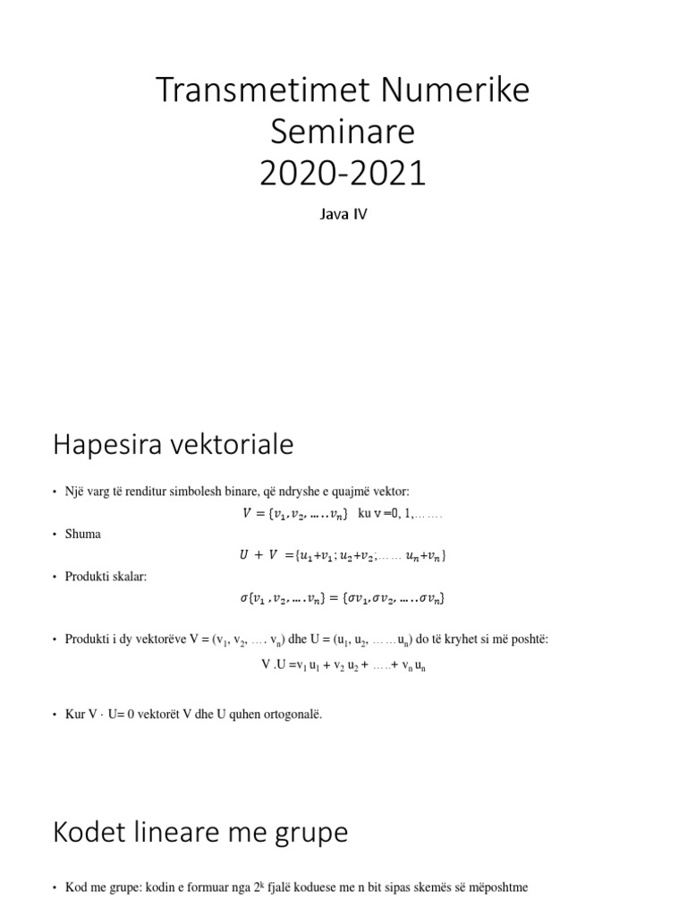Transmetime Numerike - Java 4 | PDF