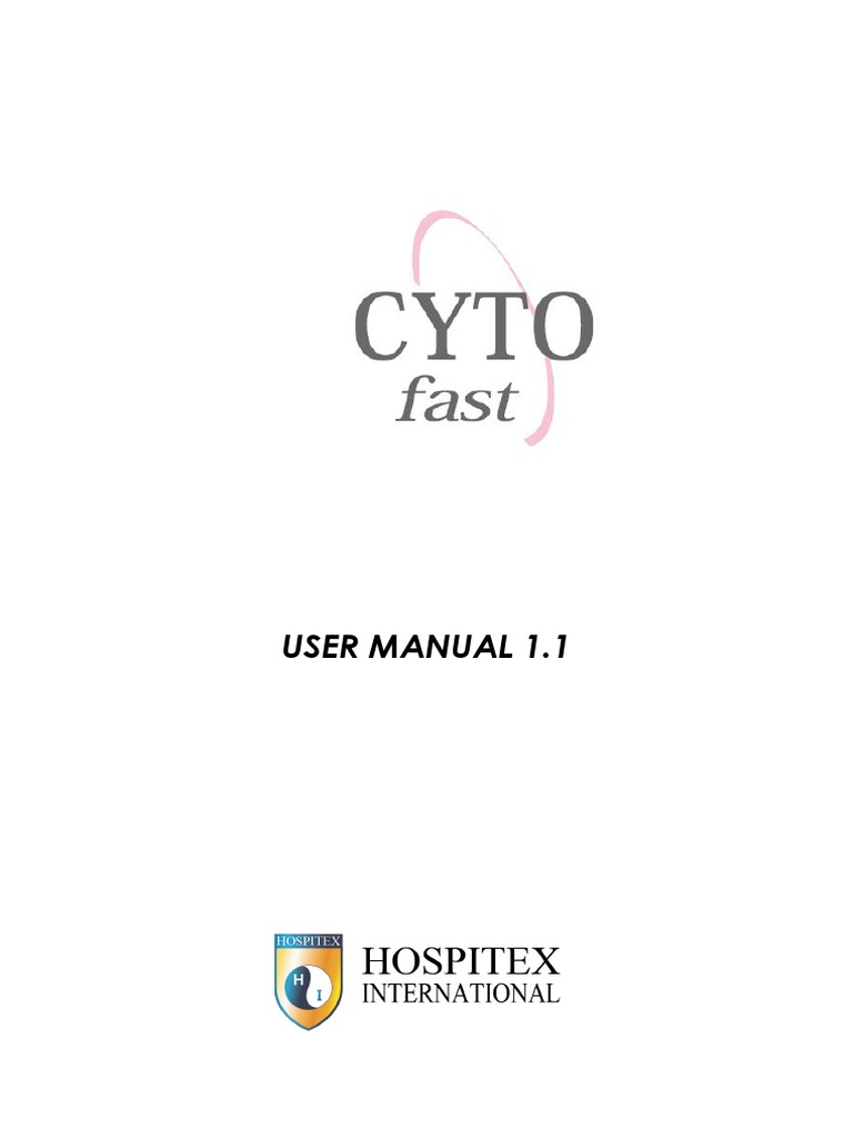 CYI000003 CYTOfast C User Manual 1.1 | PDF | Centrifuge | Switch