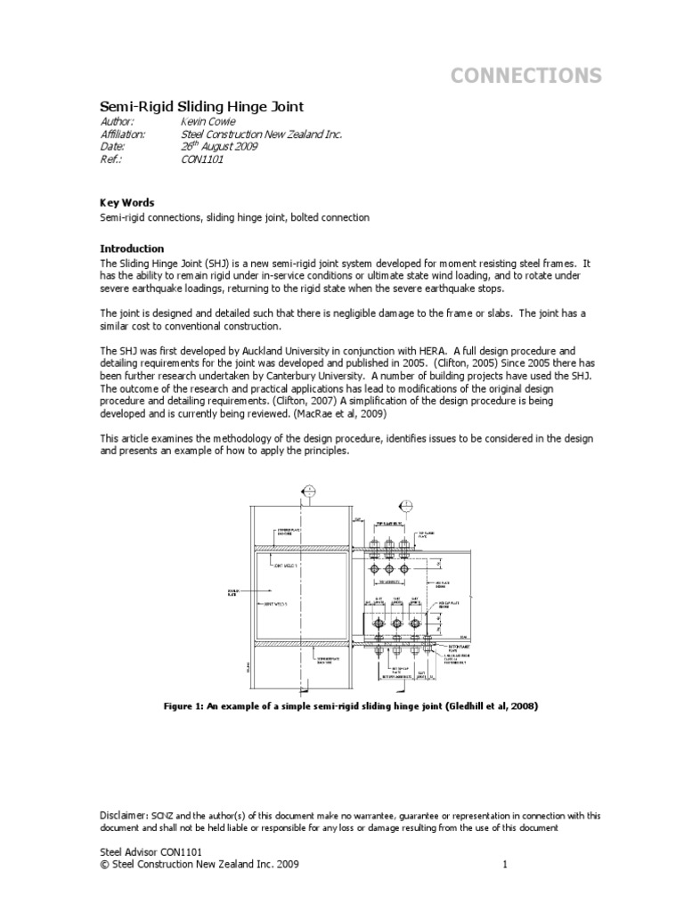 CON1101- Flange plate moment AISC connection | PDF