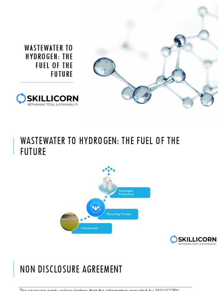 Skillicorn WWT - Hydrogen | PDF | Sewage Treatment | Biogas